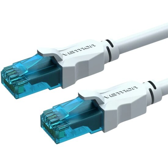 Патч-корд Vention прямой UTP cat.5е, RJ45 - 10м. серый