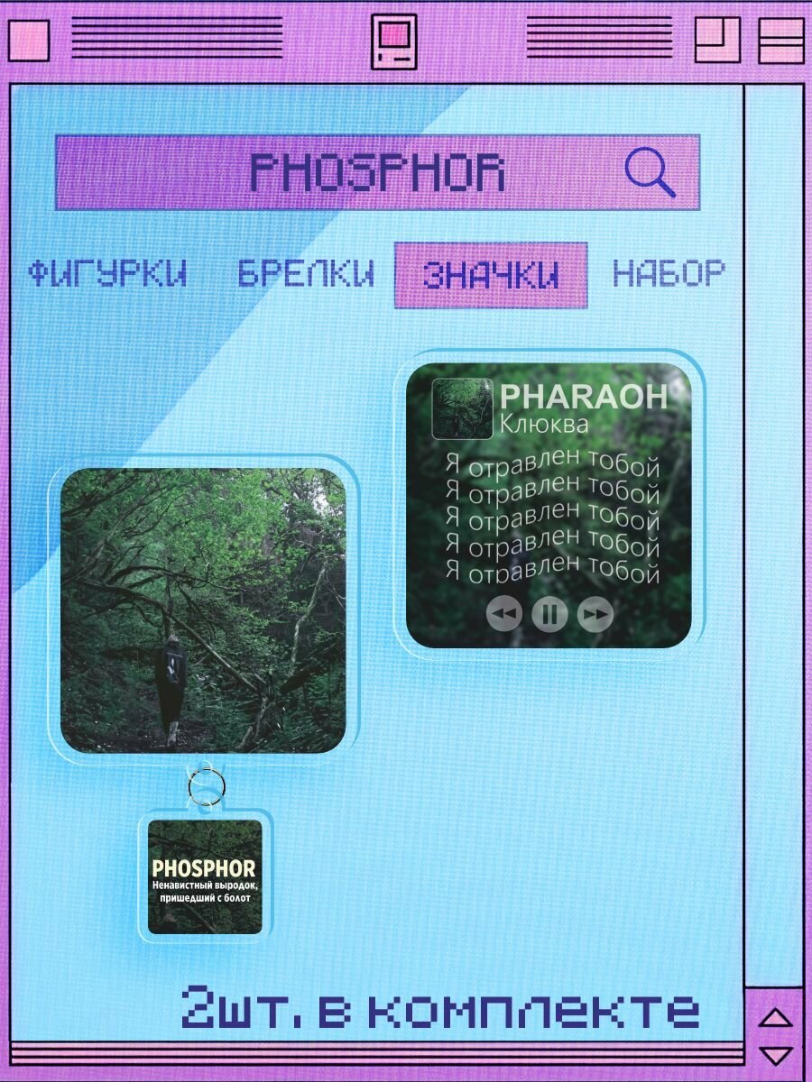 Набор значков