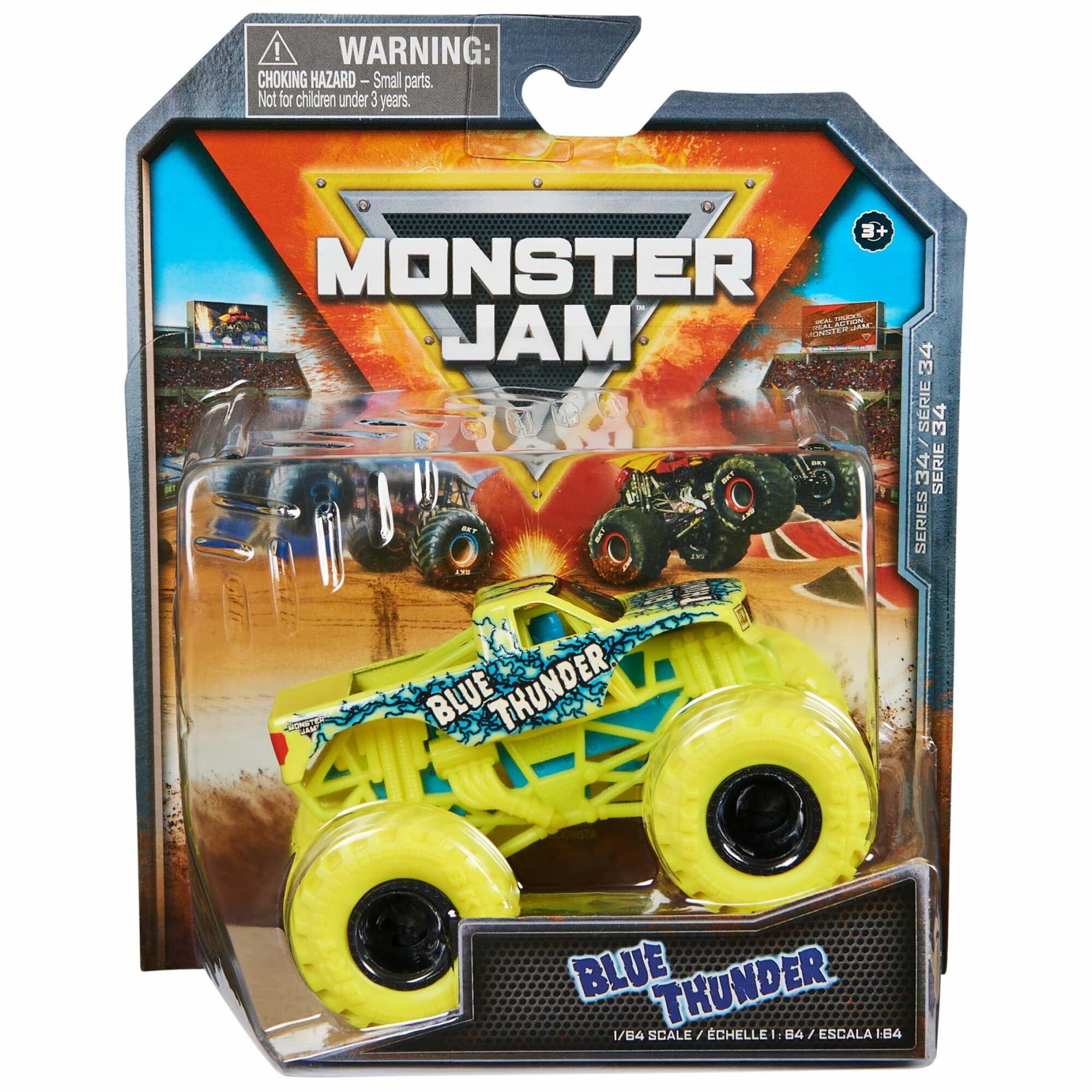 Spin Master Monster Jam Monster Truck / Грузовик-монстр, Масштаб 1:64, модель автомобиля, Детские игрушки для мальчиков, Предмет коллекционирования