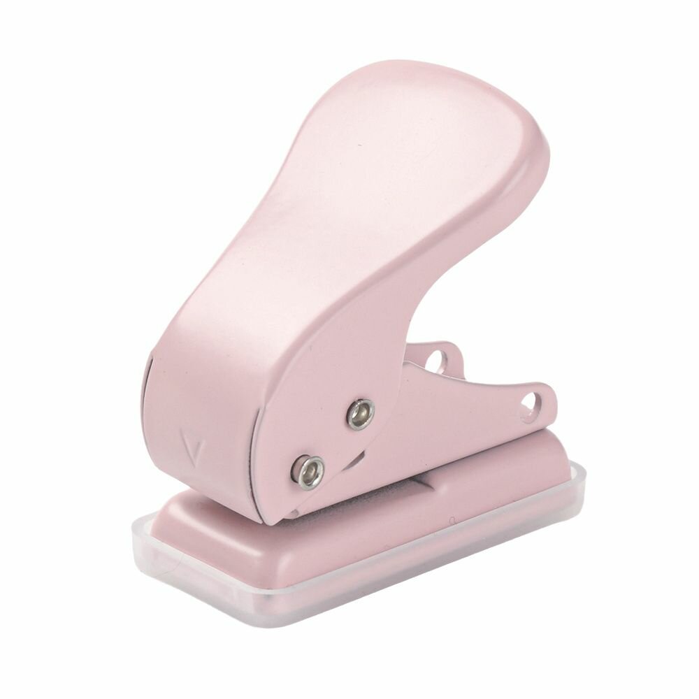 Мини-металлический дырокол на 1 отверстие 6 мм для 10 листов с контейнером