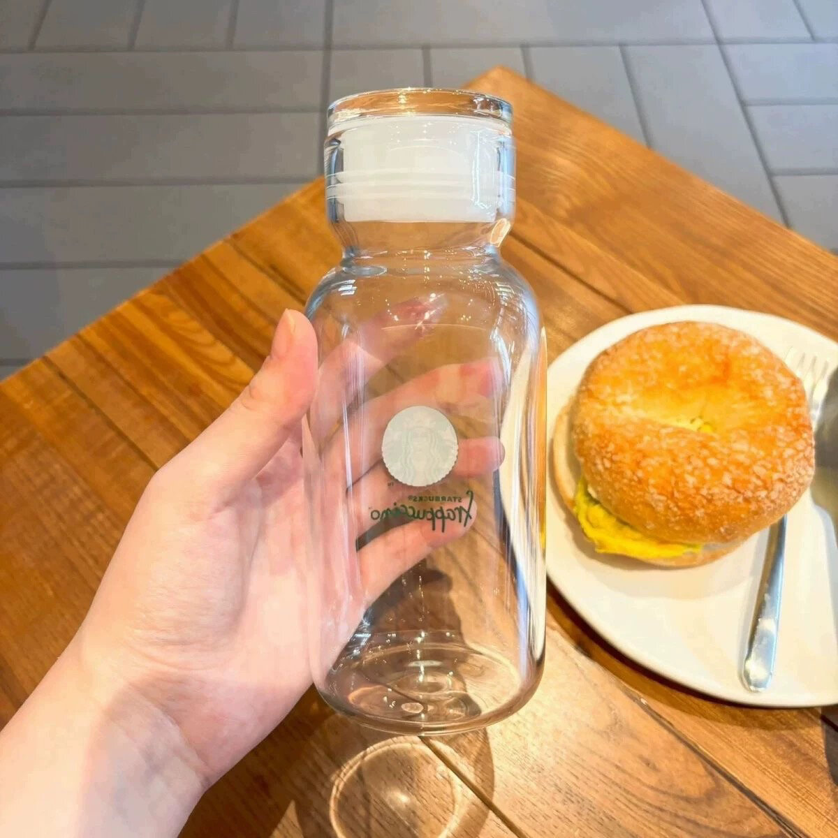Кружка Starbucks, прозрачное стекло, шейкер, портативная кофейная кружка, 400 мл