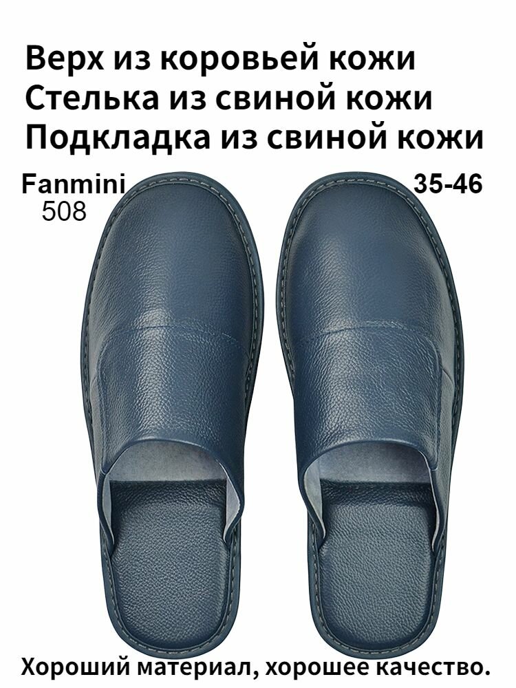 Тапочки, размер Длина подошвы【27】, синий