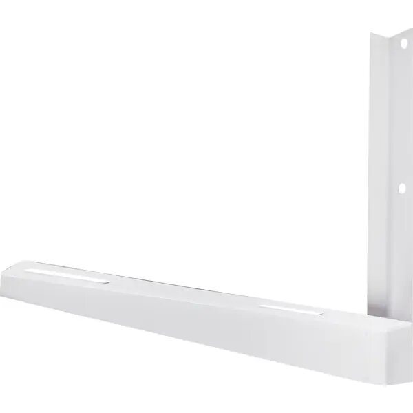 Кронштейн для кондиционера 415x450 мм, сталь, цвет белый, 2 шт.