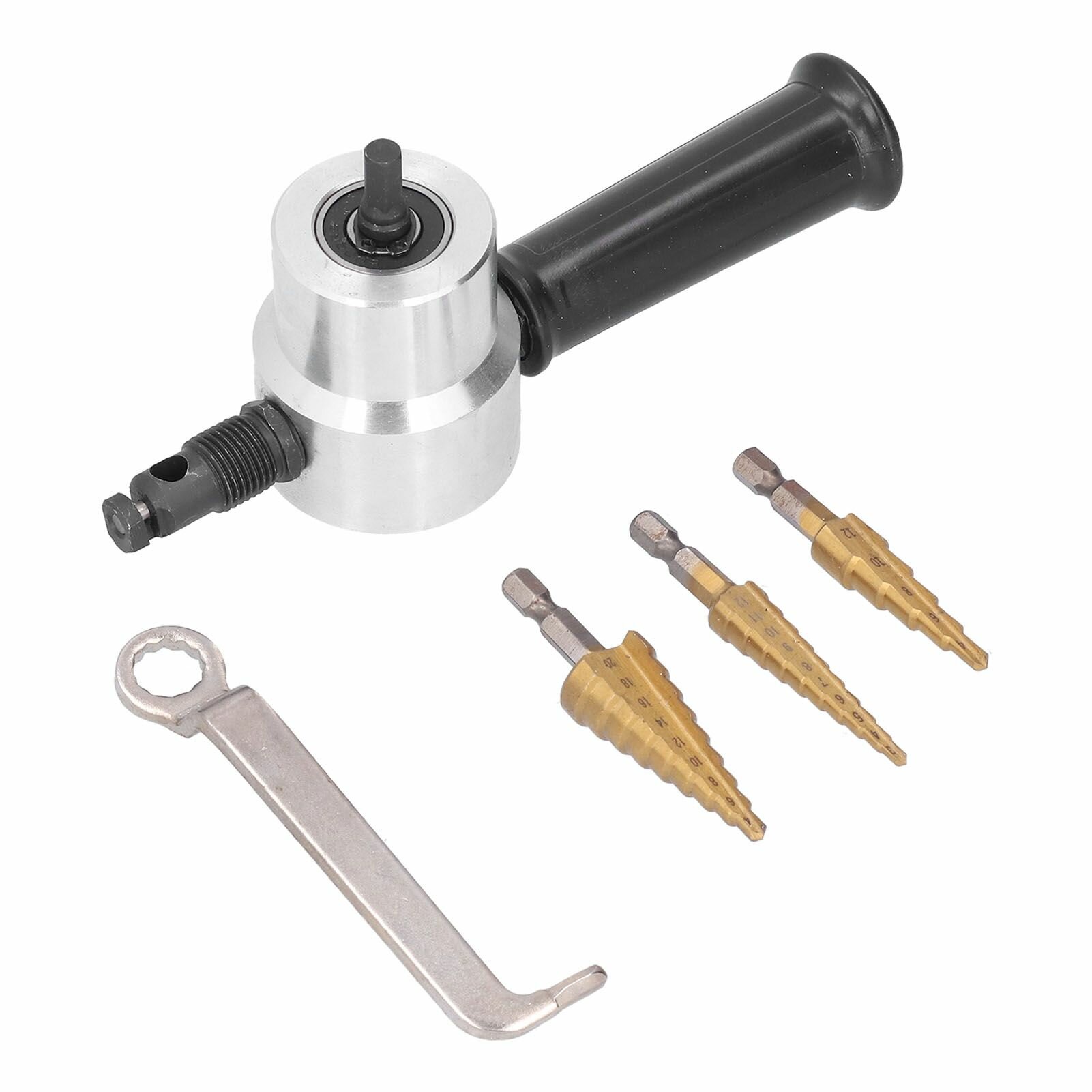 Двойная головка Nibbler из алюминиевого сплава, высокоскоростная сталь, кобальтовые ступенчатые сверла для сверления