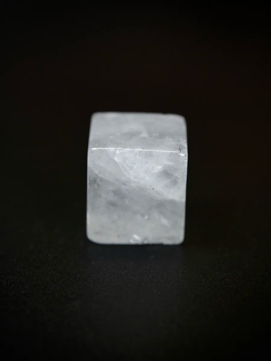 Горный хрусталь кубик-1.5см, камень, 1шт