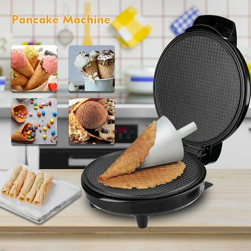 Вафельница PP-KC00740-250328A-25 1200 Вт, черный