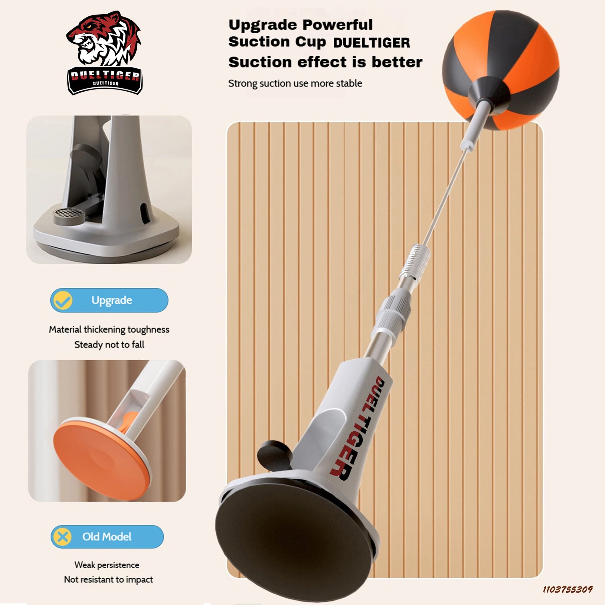 Надувной боксерский рефлекторный мешок для тренировок реакции, прицеливания и ловкости, домашнее оборудование для фитнеса, боксерская груша для установки в один клик, Punching Bag