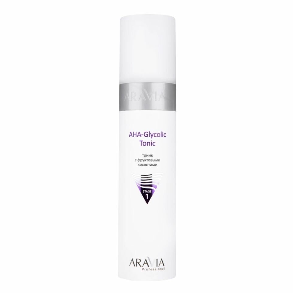 Тоник Aravia Professional AHA Glycolic, с фруктовыми кислотами, 250 мл