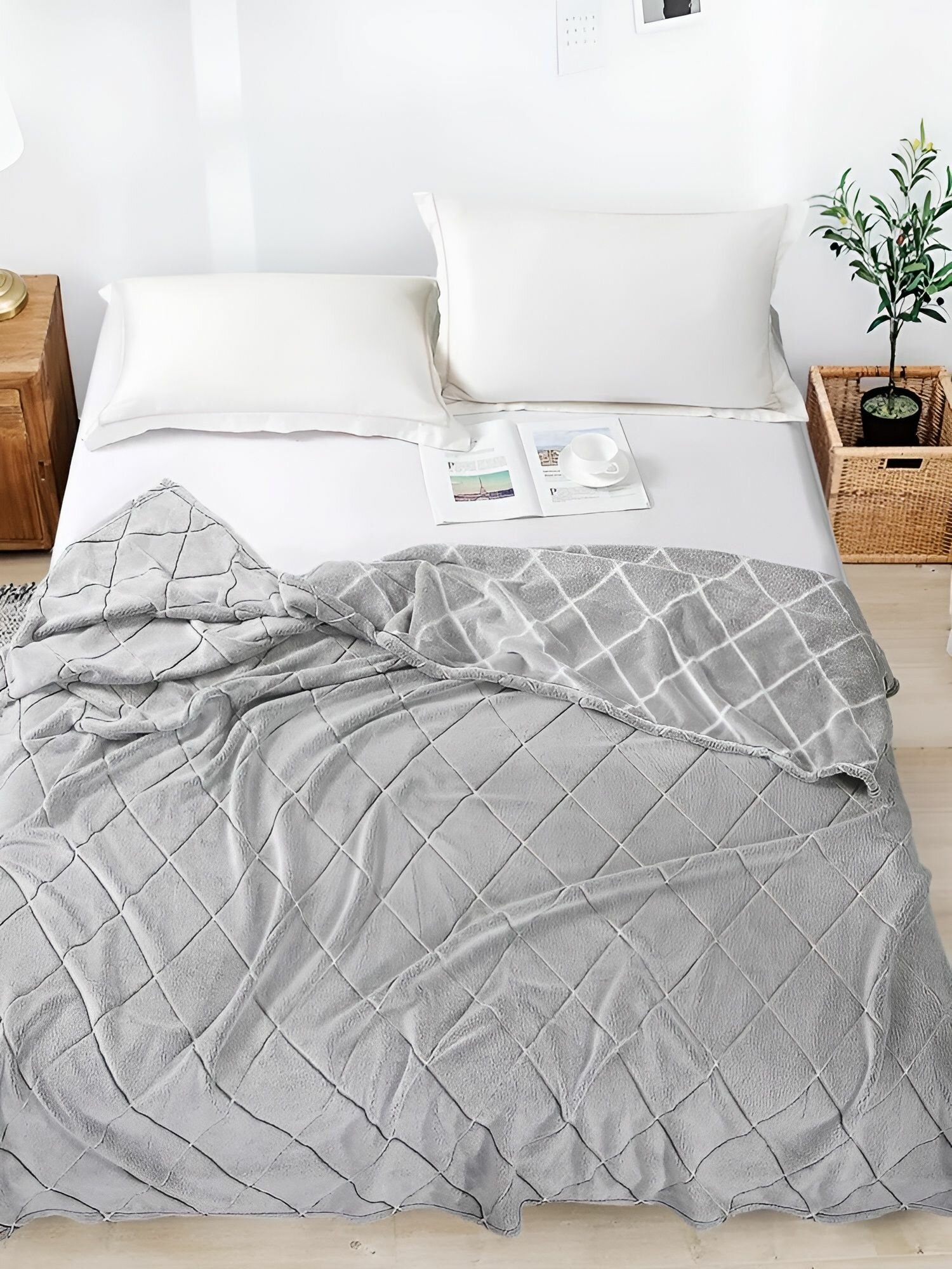 Мягкий и Теплый Плед На Диван, Кровать, Кресло. Предмет декора интерьера для дома, квартиры, дачи.