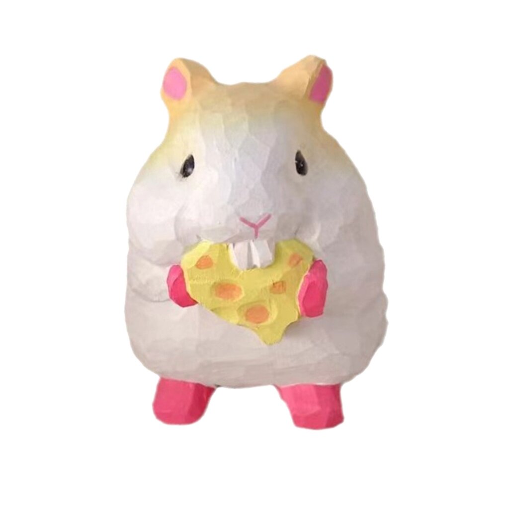 Забавная Статуэтка Хомяка Едока для Детской и Подарка Любителям Животных