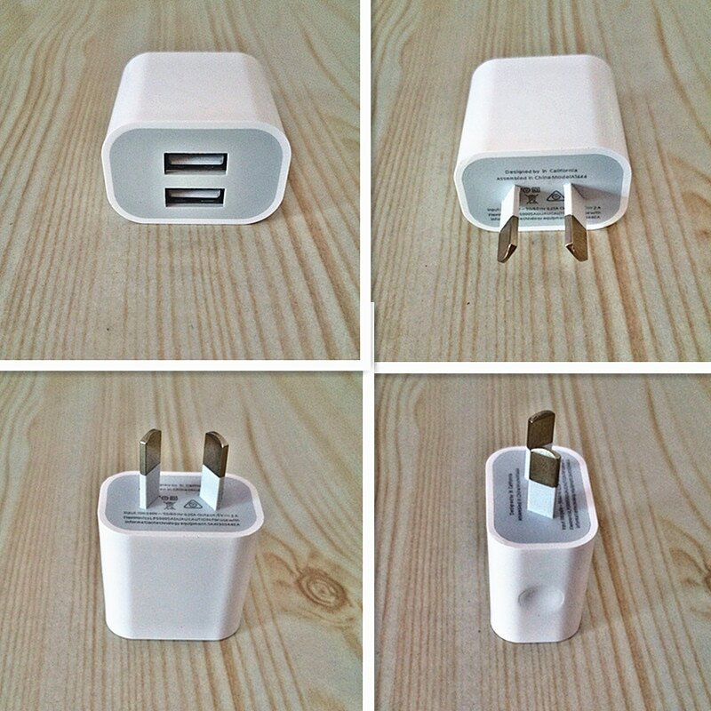 NOTOW Двойной интерфейс USB адаптер питания 5 В 2 А Австралия Новая Зеландия AU вилка настенное зарядное устройство для iPhone для Samsung смартфон