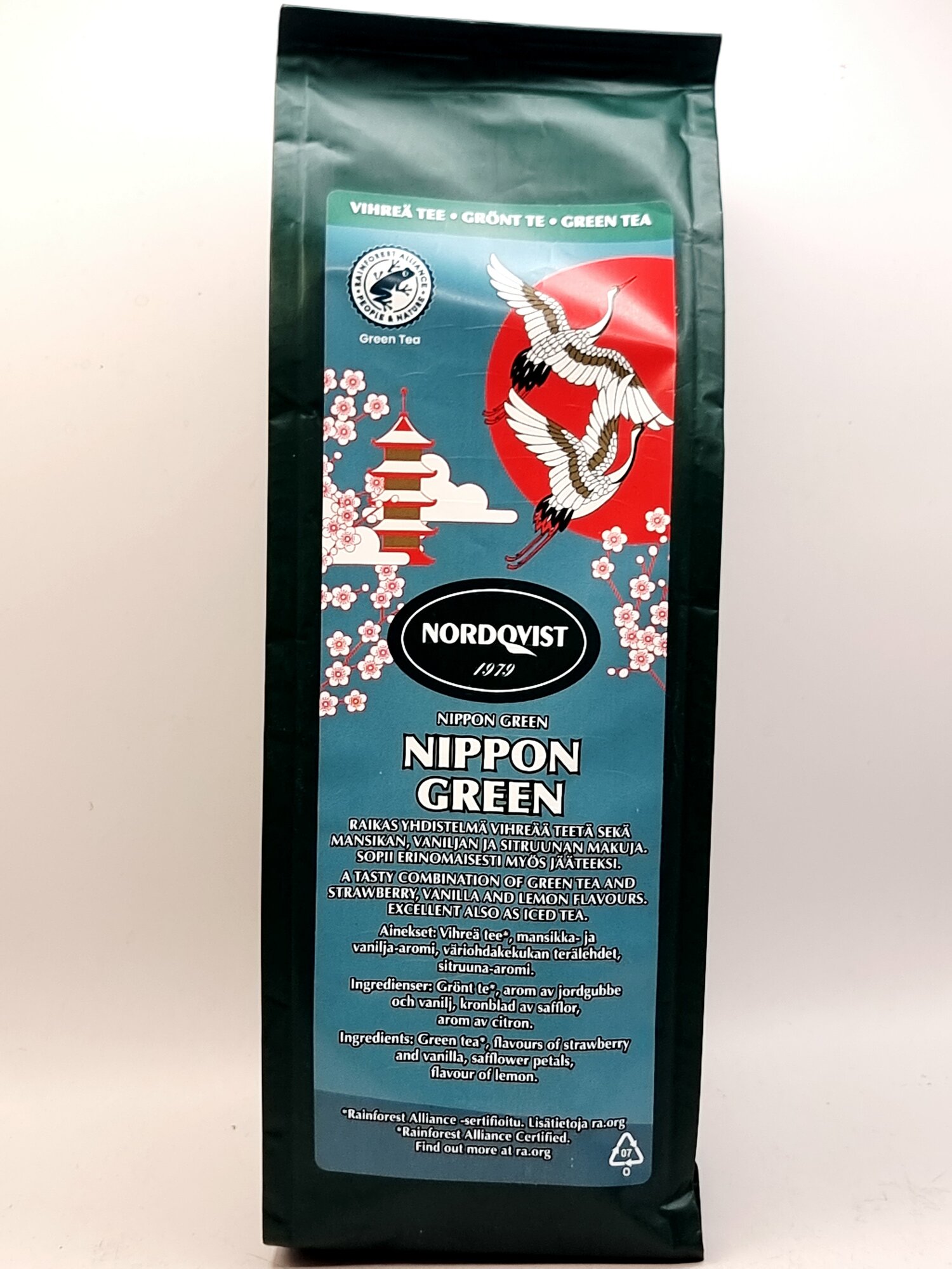 Чай зеленый листовой Nordqvist Nippon Green 100 г (из Финляндии)