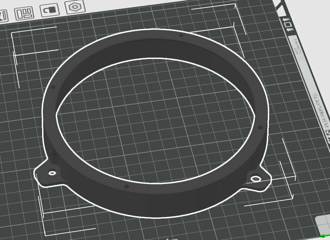 Проставки под динамики 165. Проставочные кольца на передние двери автомобиля haval m6 для 165 динамиков