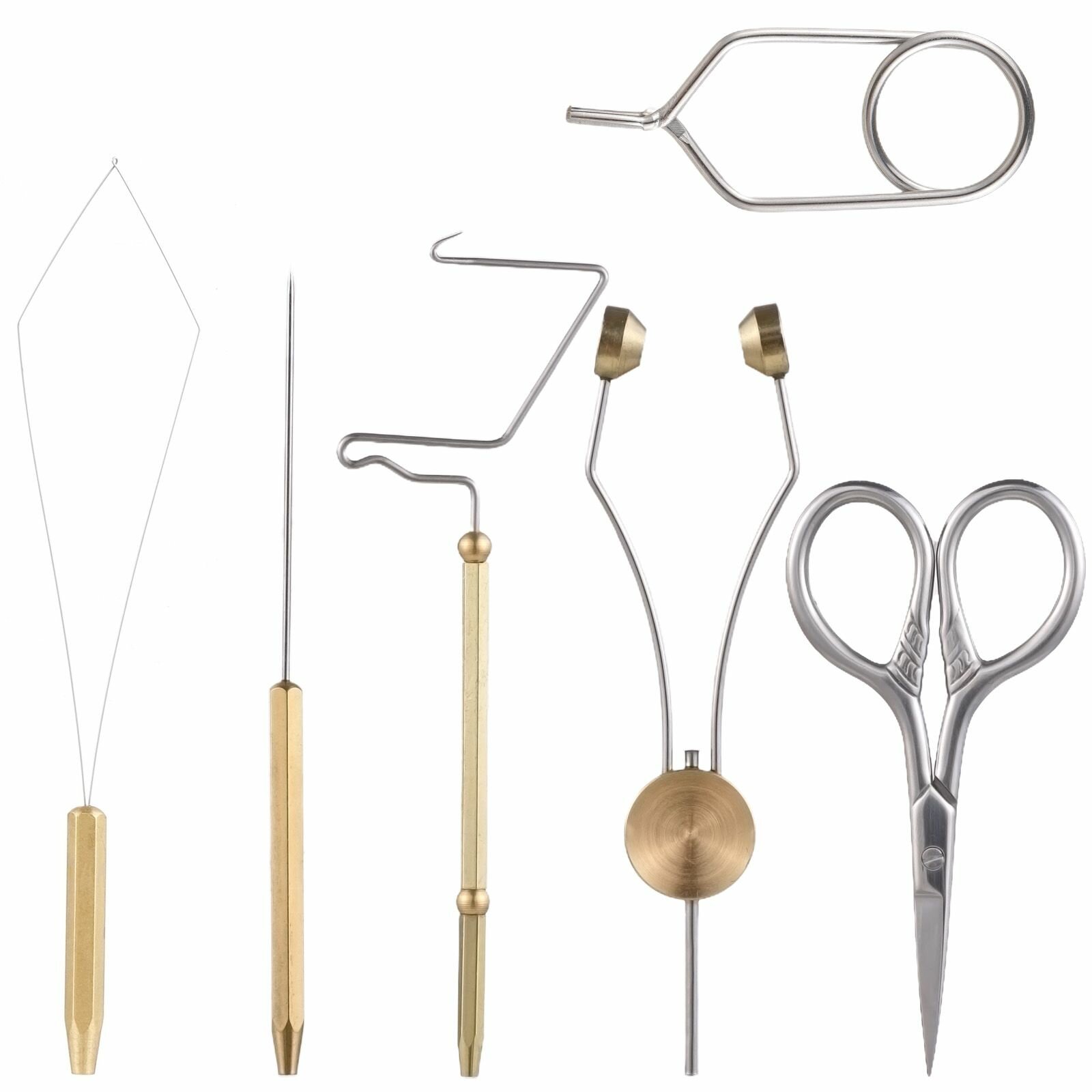 Набор инструментов для вязания мушек, финишер, держатель шпульки, шпулька