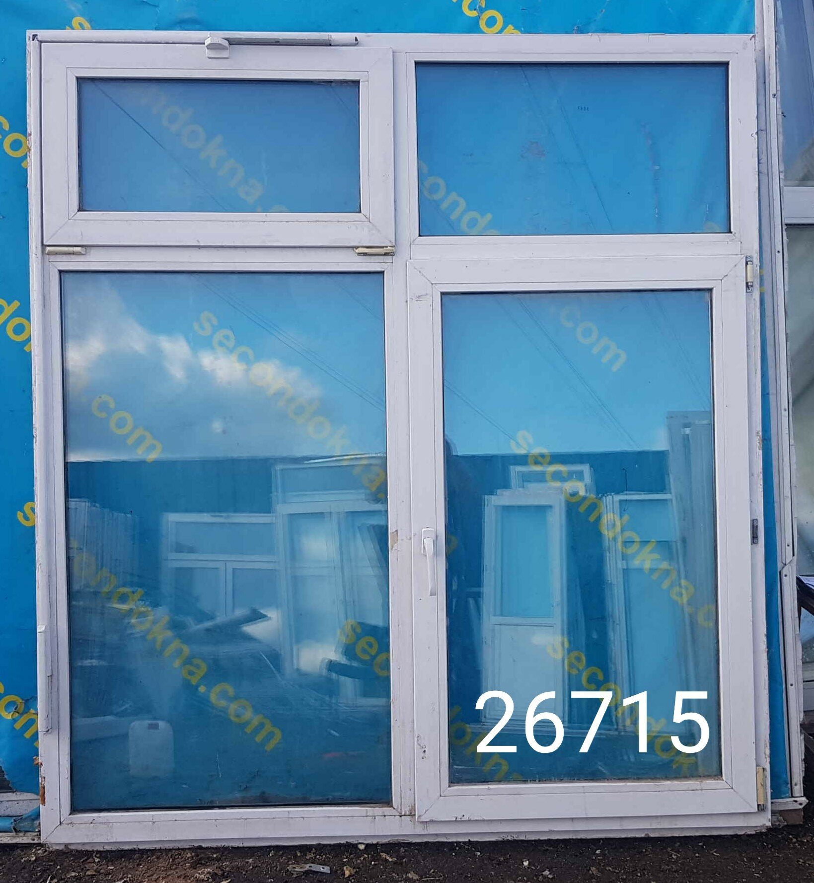 Пластиковое окно Б/У 1800(в) 1350 об х 1700(ш)