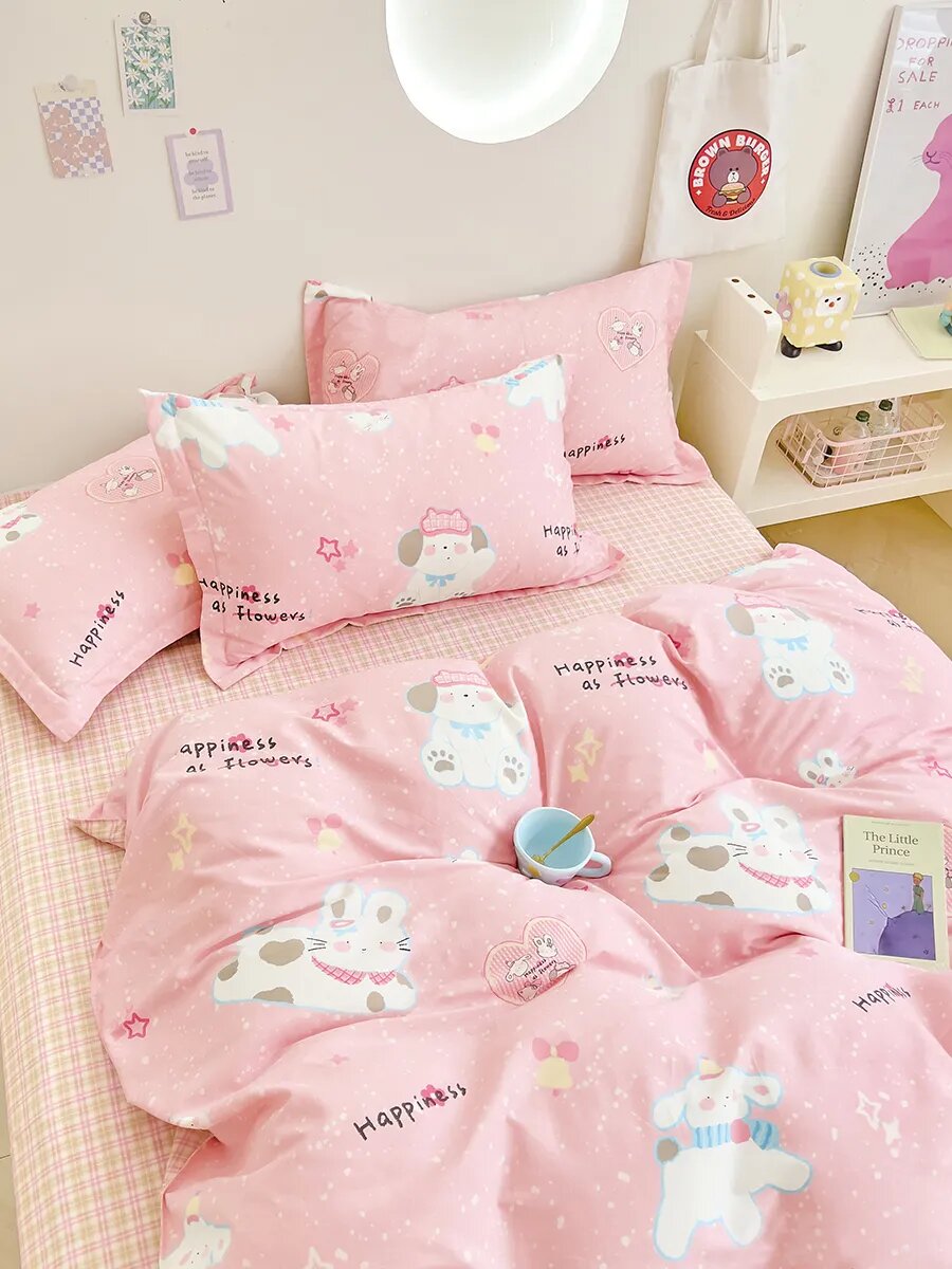 Постельное белье евро 4 наволочки хлопок Twill Твил