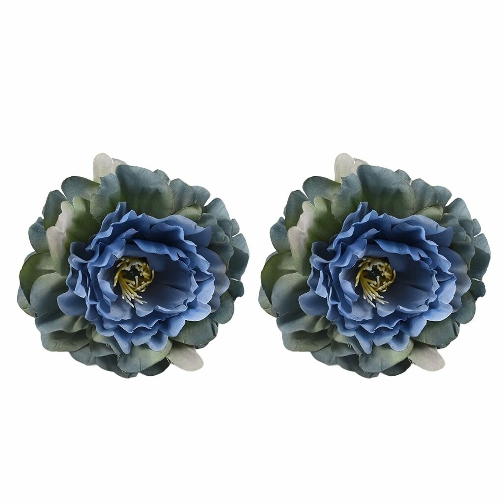 2 штуки перфорированных лент для штор-синие