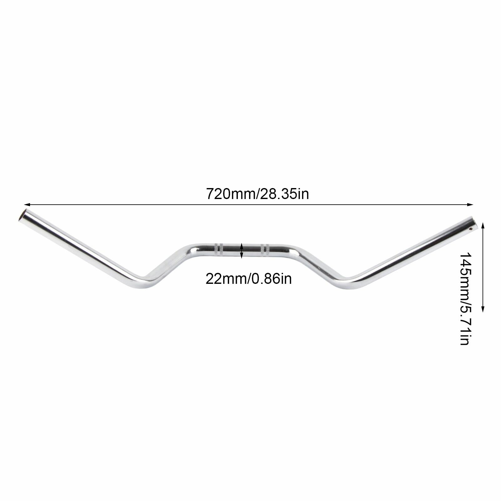 Руль для мотоцикла, 22 мм, плоский руль для мотоцикла, модифицированный аксессуар для руля CG125