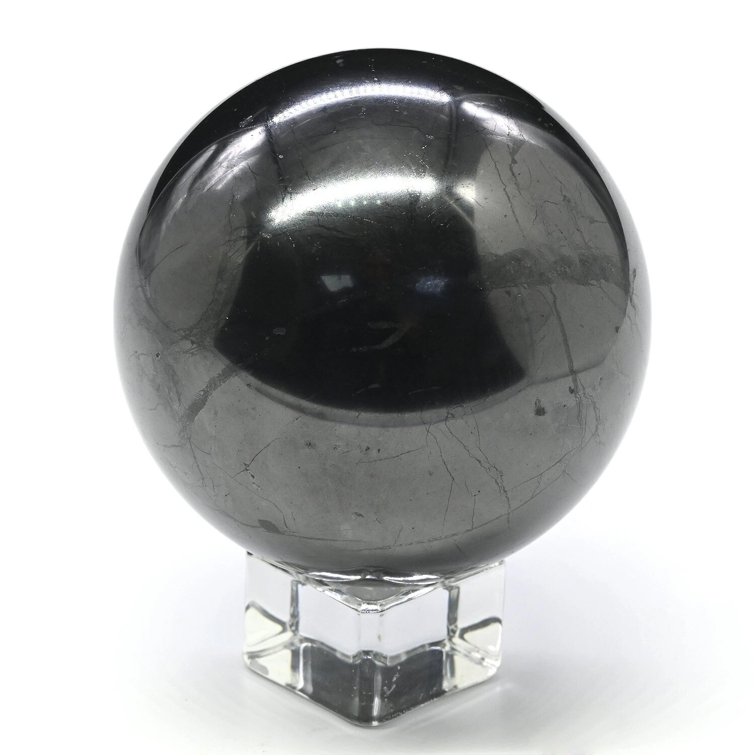 Шар из шунгита полированный, Ø 58-65мм. .