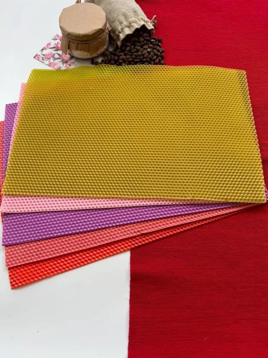 Набор вощины для изготовления свечей большой 40х26