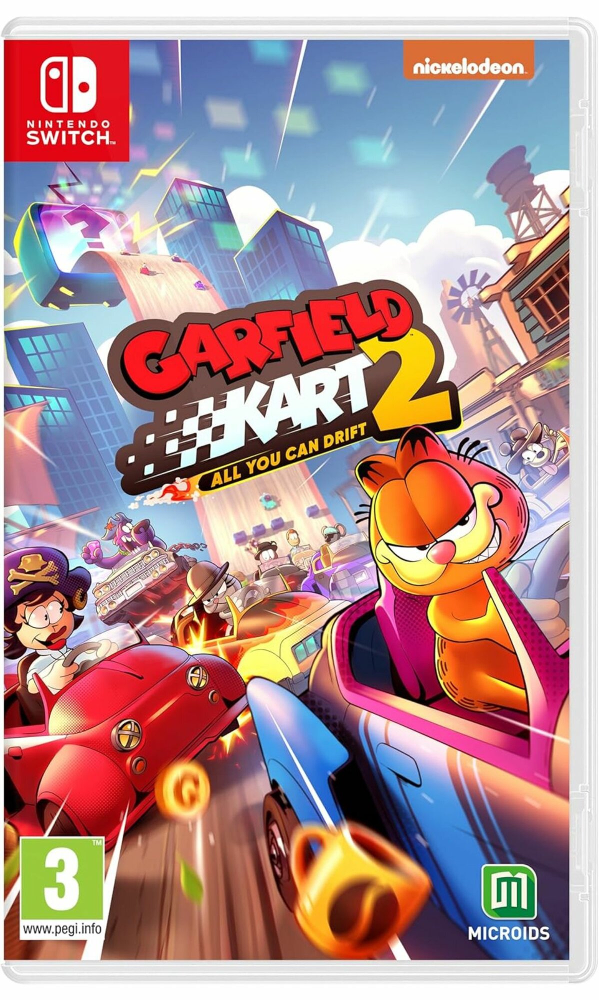 Garfield Kart 2: All You Can Drift , для Nintendo Switch, Картридж, Русские субтитры