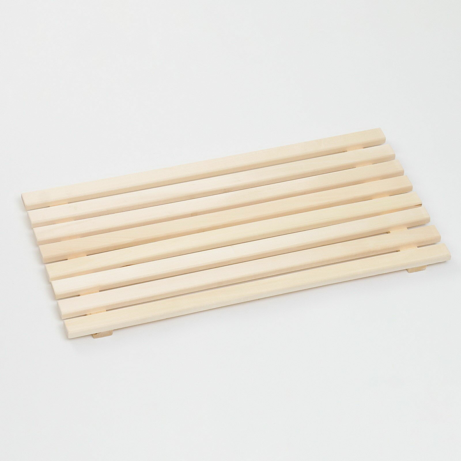 Трапик для бани и сауны, 80x40 см, деревянный, вид: слань, размер упаковки: 40 x 3 x 80 см.