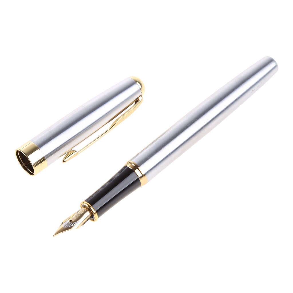 Baoer 388 Black Metal Fountain Fountain Pen Nib Medium