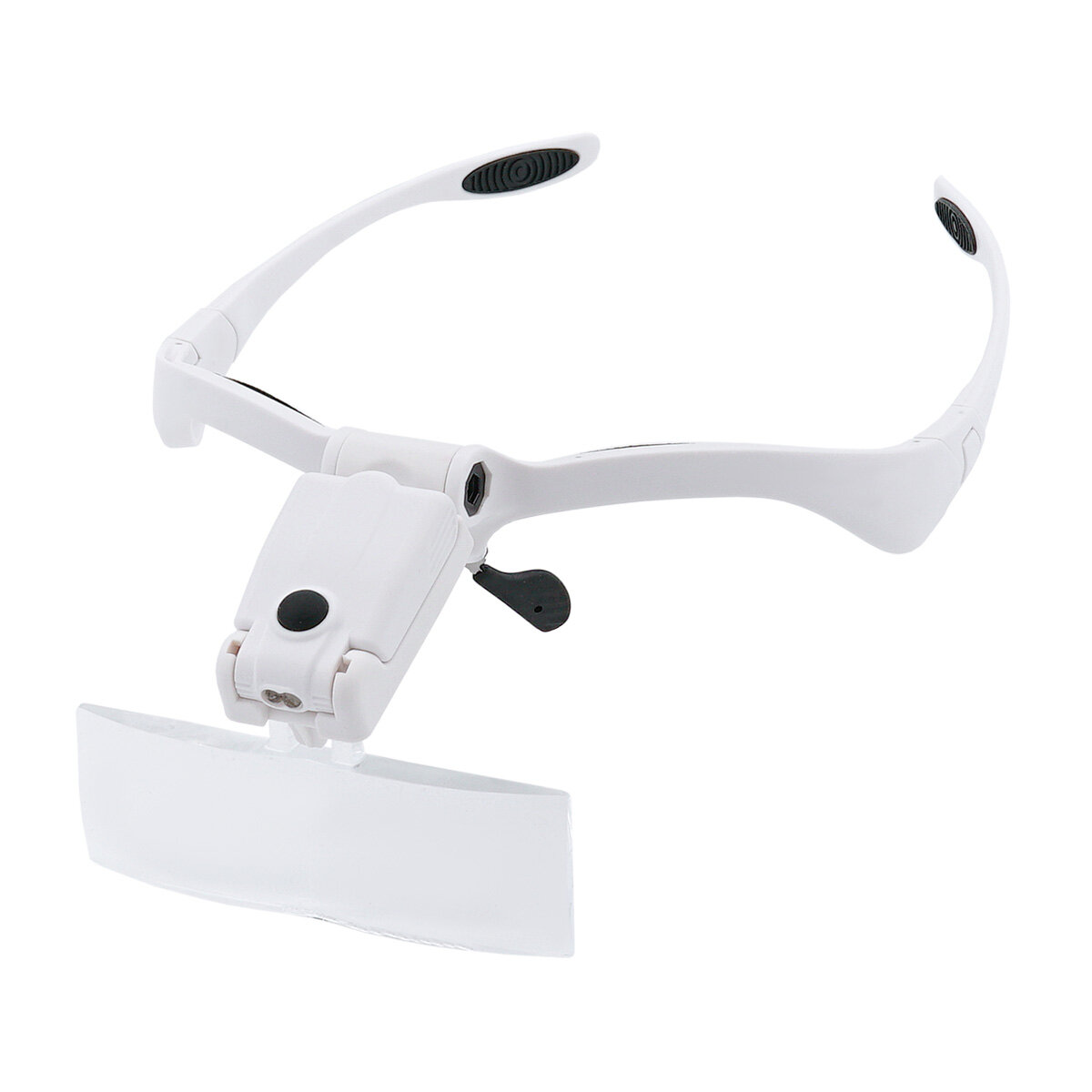 Лупа налобная с подсветкой для рукоделия и чтения, 5 линз (1х, 1.5х, 2х, 2.5х, 3.5х), Айрис