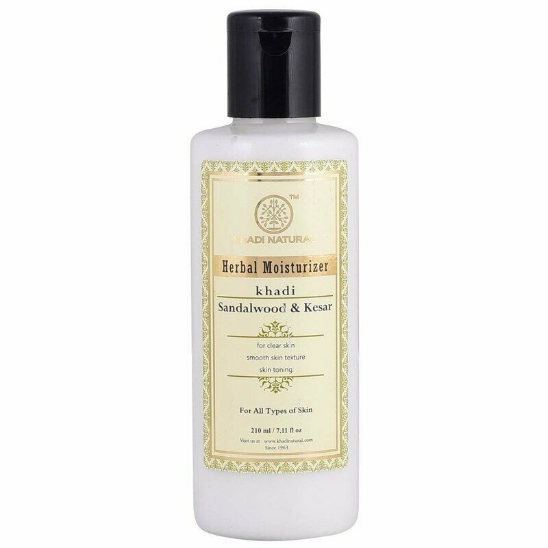 Лосьон для тела с Сандалом и Шафраном Кхади (Sandalwood & Kesar Moisturizer Khadi Natural), 210 мл