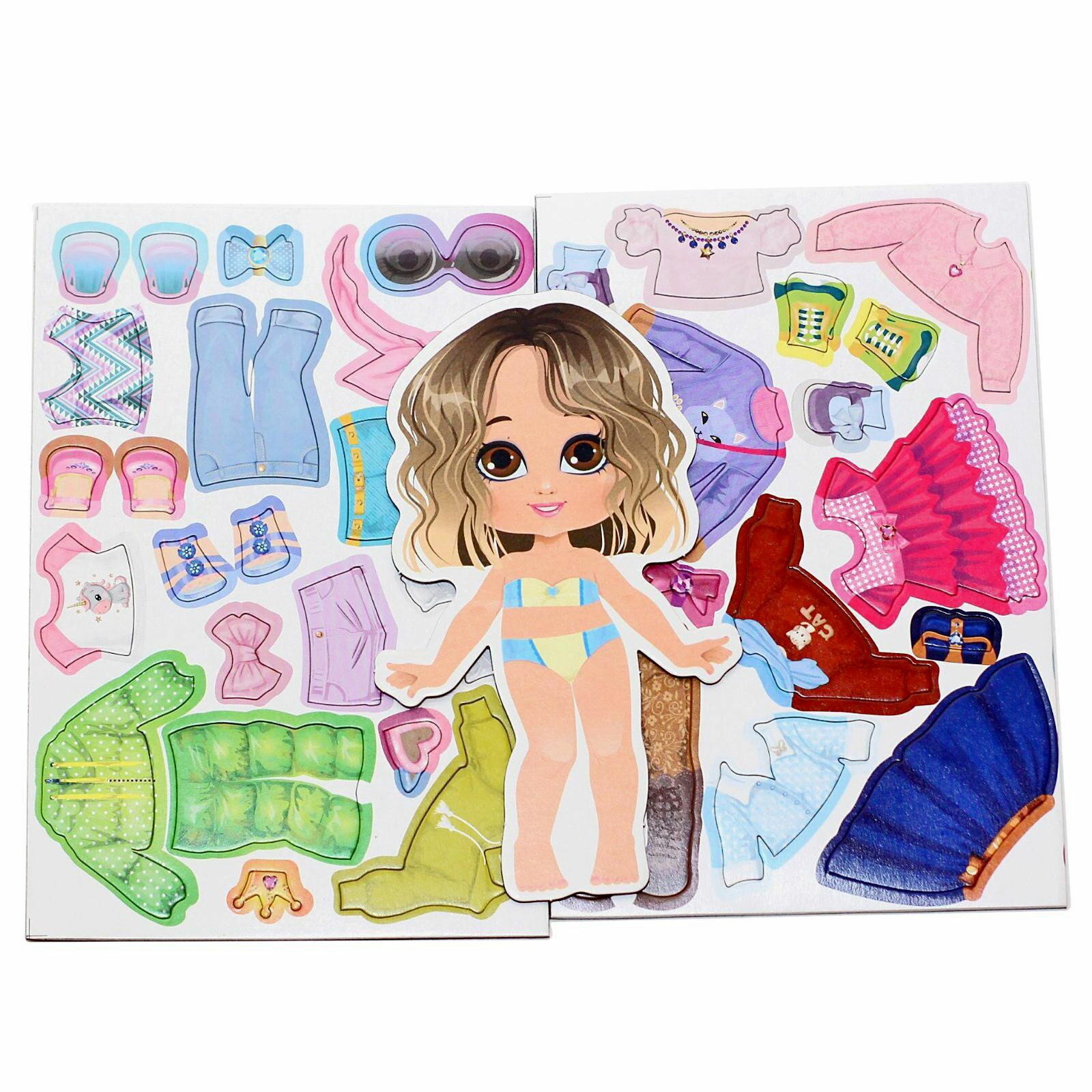 Магнитная игра "Одевашки. Модная девчонка. Ксюша", для кого: для девочек