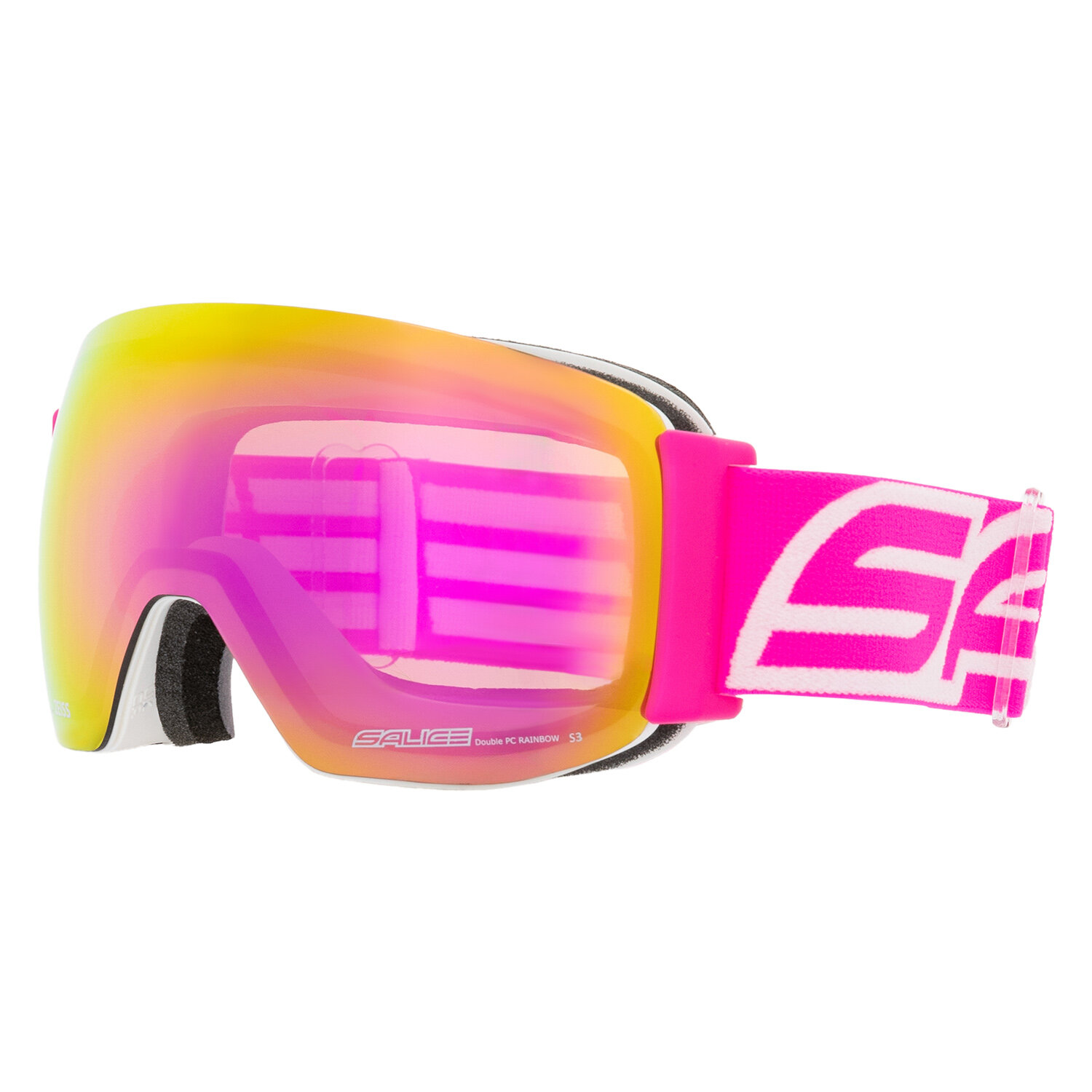Маска горнолыжная Salice 104DARWF White-Fuchsia/Darw Irex S3