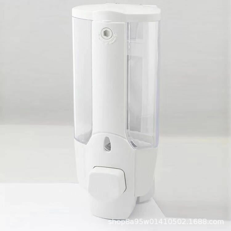 Настенный пластиковый дозатор для дома и гостиницы, дозатор мыла с двумя головками и пресс-релизом
