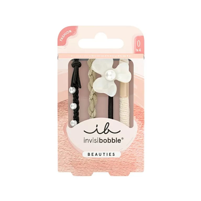 INVISIBOBBLE BEAUTIES Flower Pearl Набор эластичных резинок для волос BEAUTIES Flower Pearl