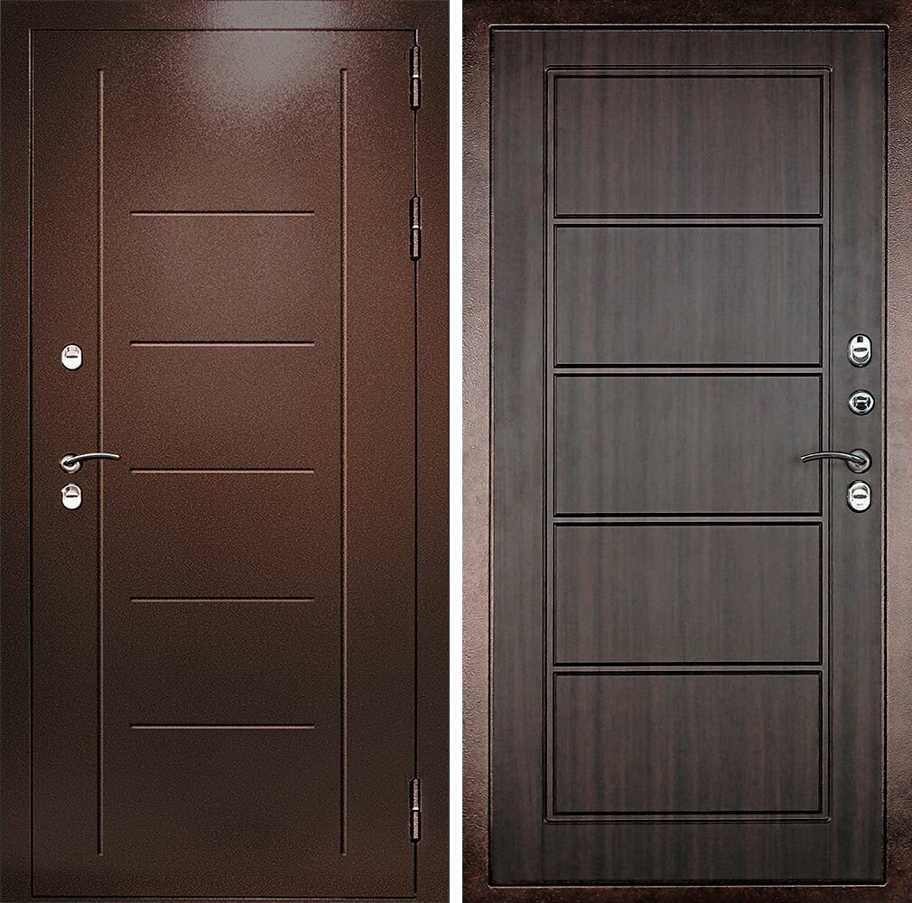 Входная дверь Тренд Экстра Венге с терморазрывом 960х2050 Правая