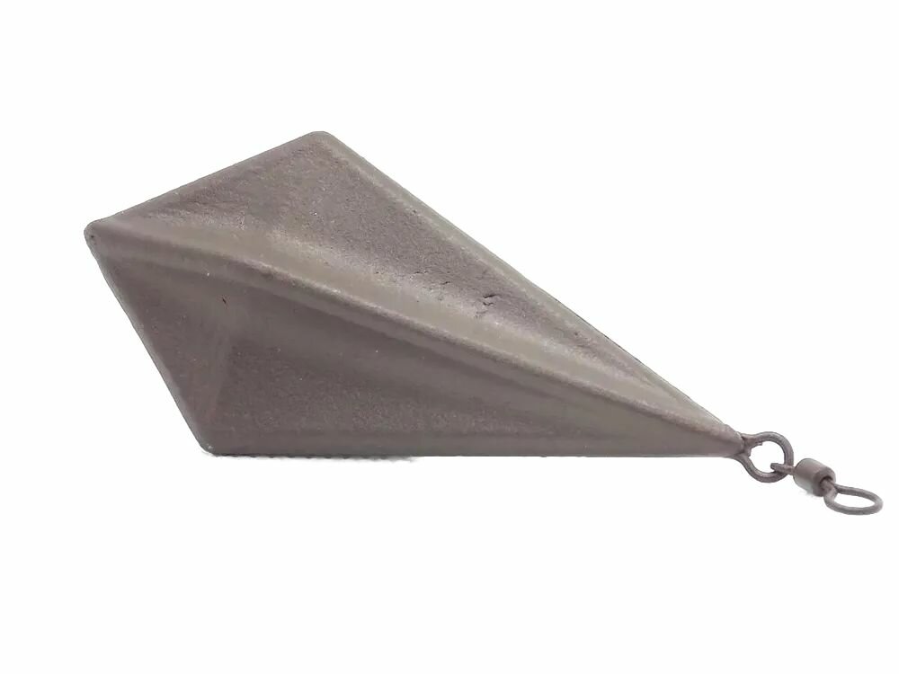 Груз карповый Элеватор трехгранный с вертлюгом 130 г - Elevator Sinker With Swivel