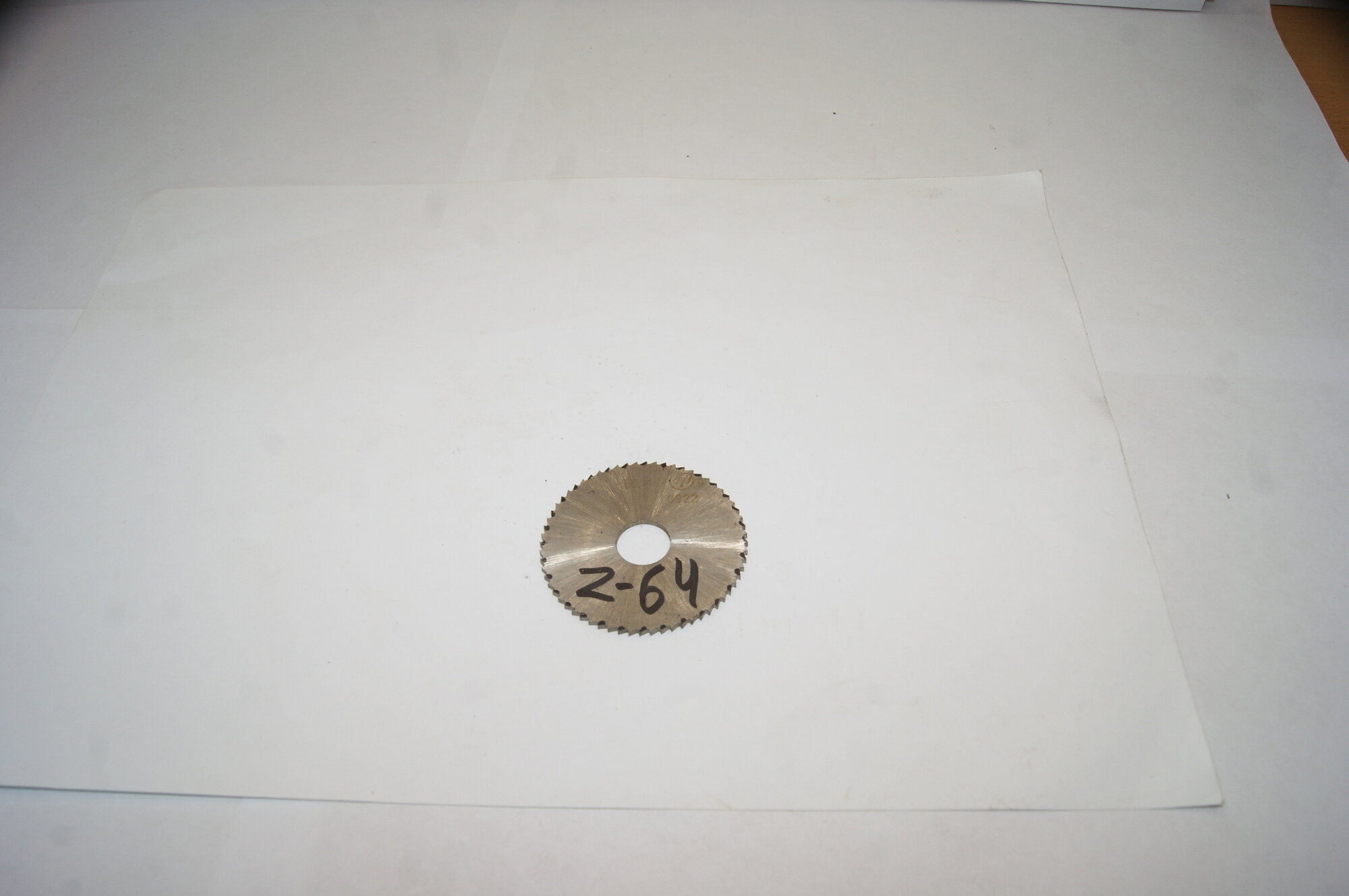 Фреза отрезная дисковая по металлу 50х1.6х13мм. z 64 Р6М5 СССР без фаски