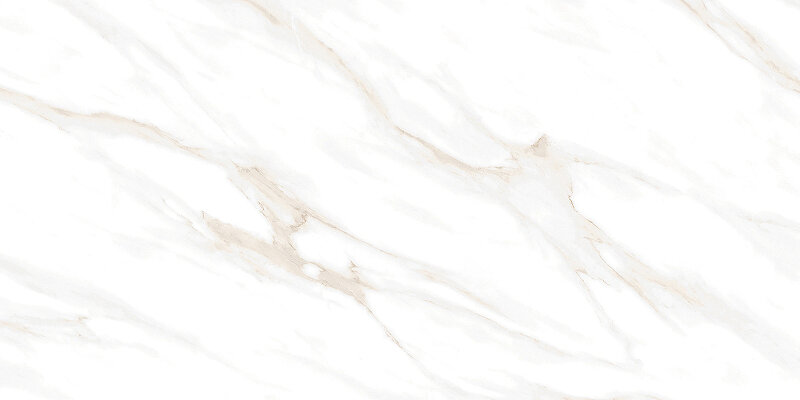 Керамогранит Ceradim Calacatta Clarity Gold белый матовый 60х120 см