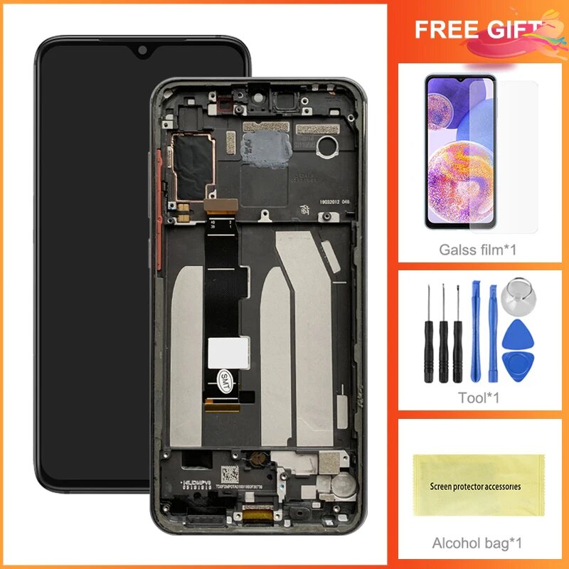 Для Xiaomi Mi 9 SE ЖК-экран, для замены дисплея M1903F2G, с рамкой для Xiaomi 9se Mi9 Ori GreyFrame