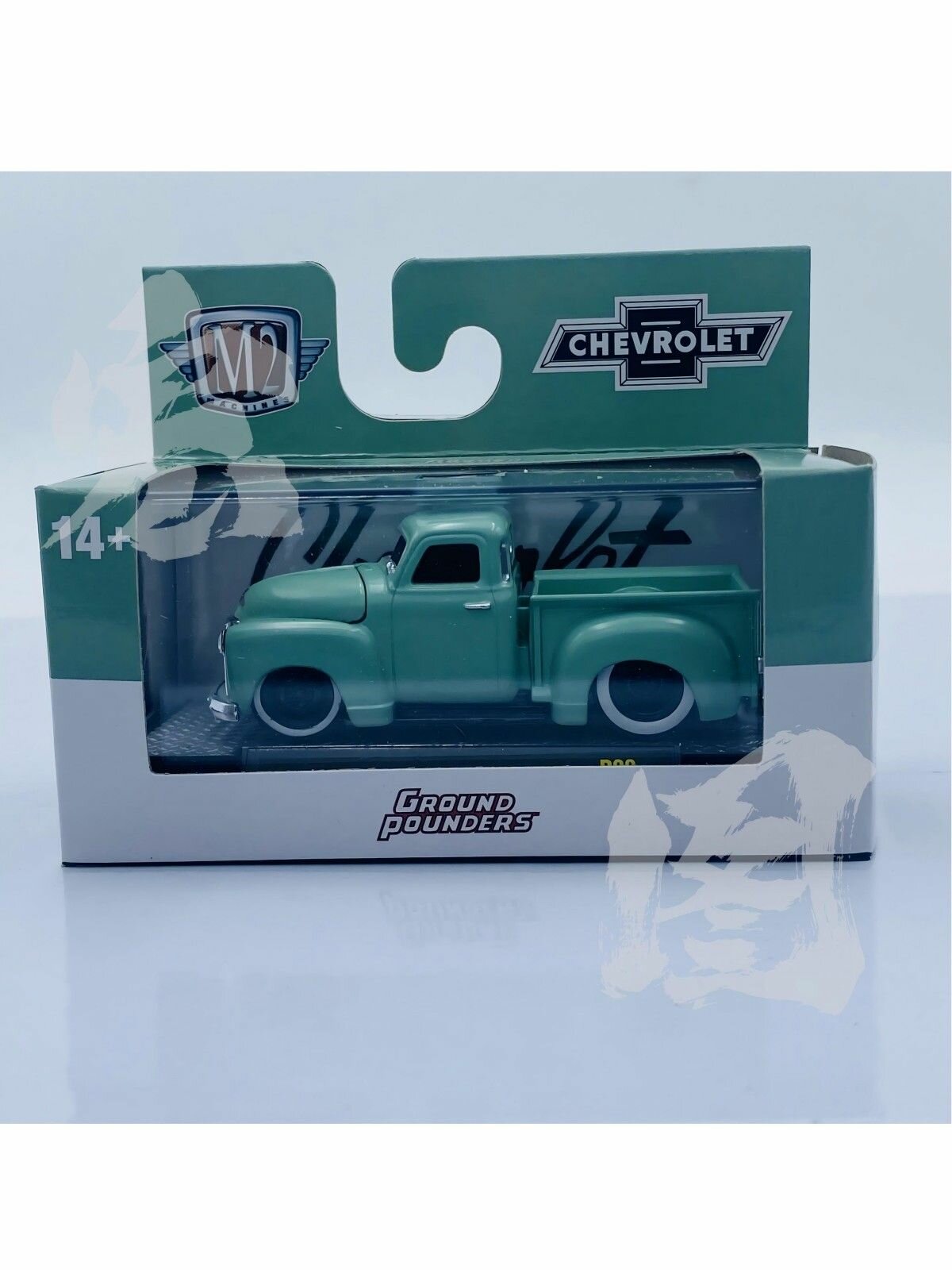 Машинка M2 Machines 1/64 1953 Chevrolet 3100 Truck Cyan R28 24-11 Die-cast Alloy Car Model Collection Toy Gift