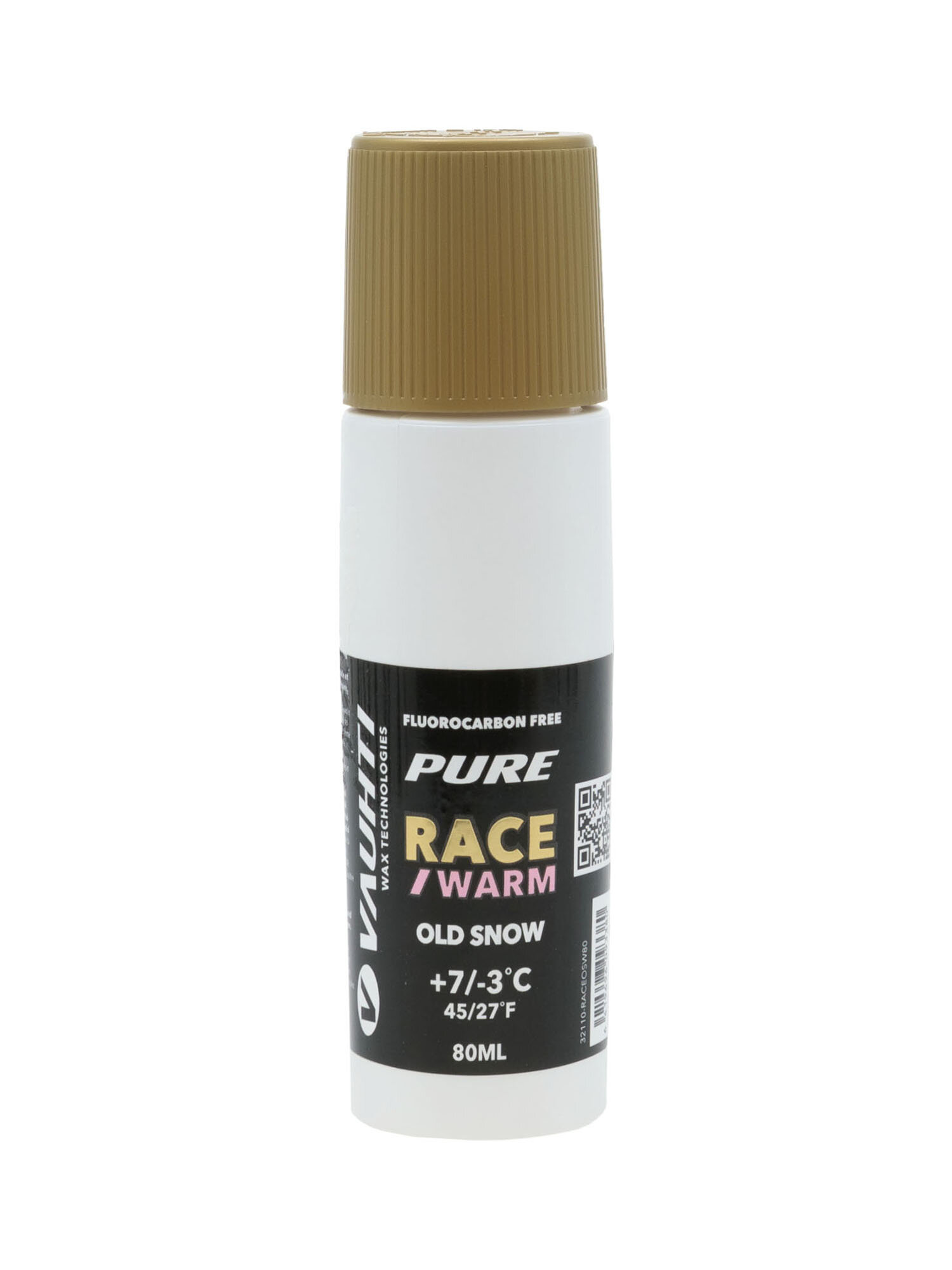 Безфтористый парафин скольжения жидкий Vauhti Pure Race Old Snow Warm +7⁰C/-3⁰C