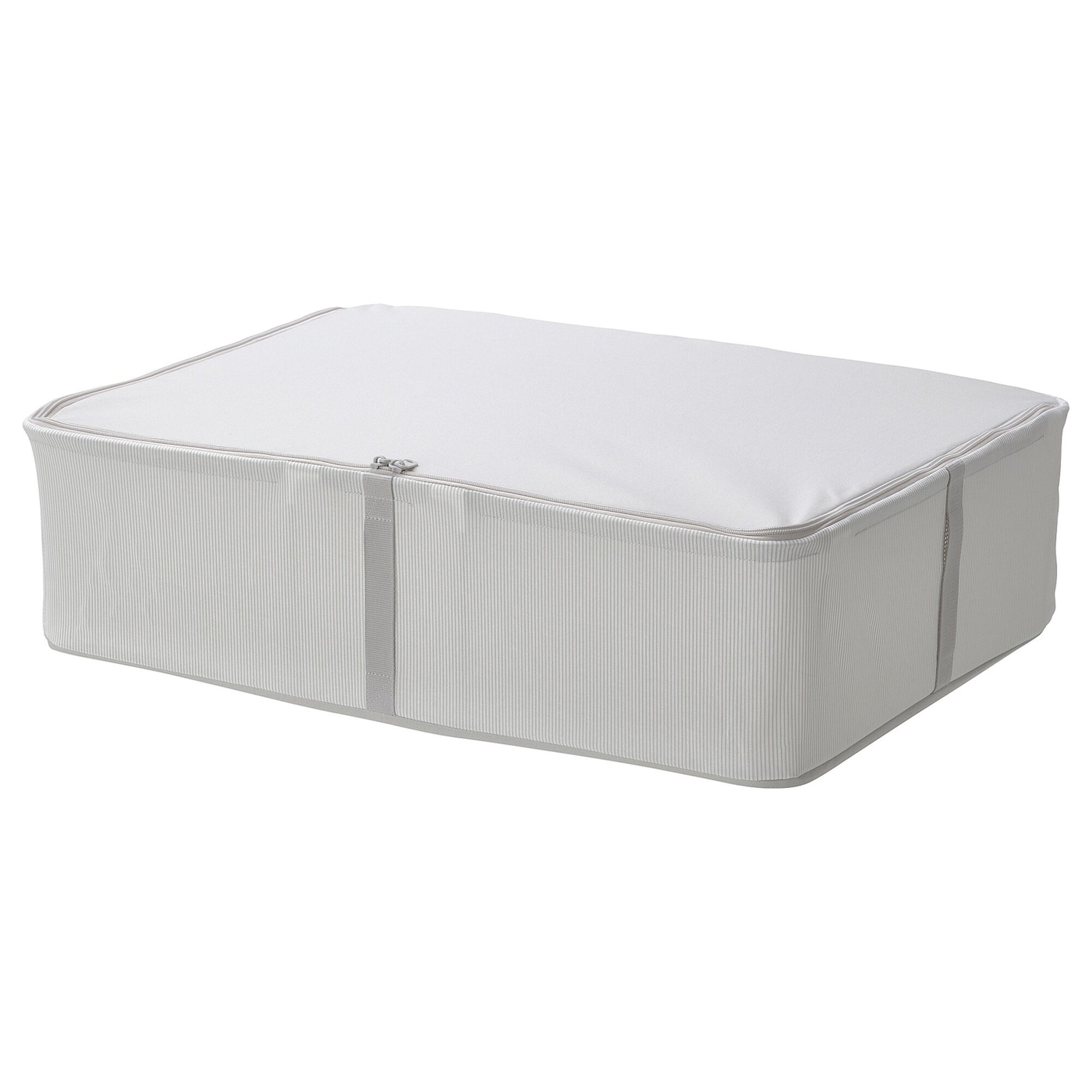 Контейнер IKEA HEMMAFIXARE для одежды белый/серый, 69x51x19 см