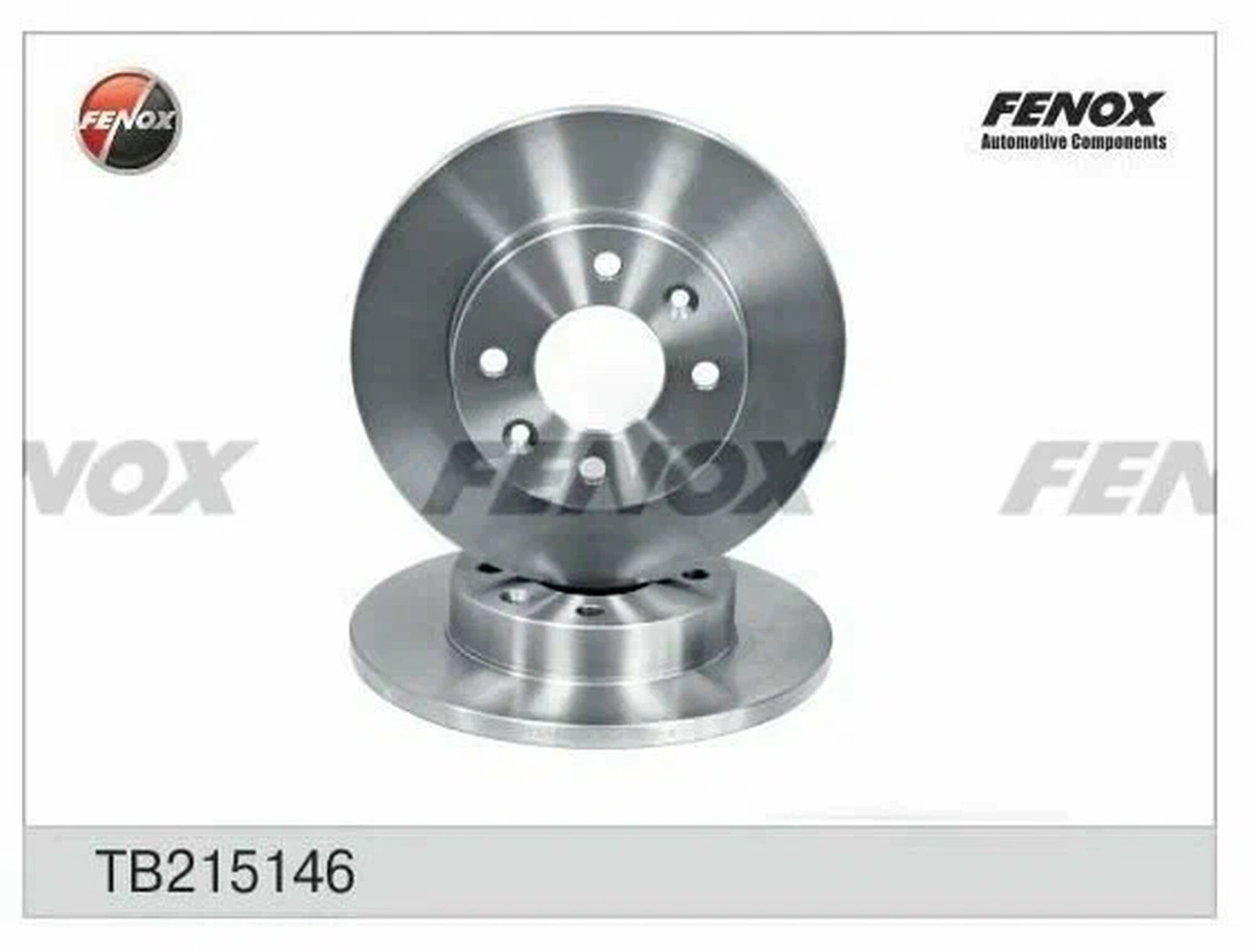 Тормозной диск FENOX TB215146, для Renault Logan/Clio/Megane/Sandero, передний, вентилируемый