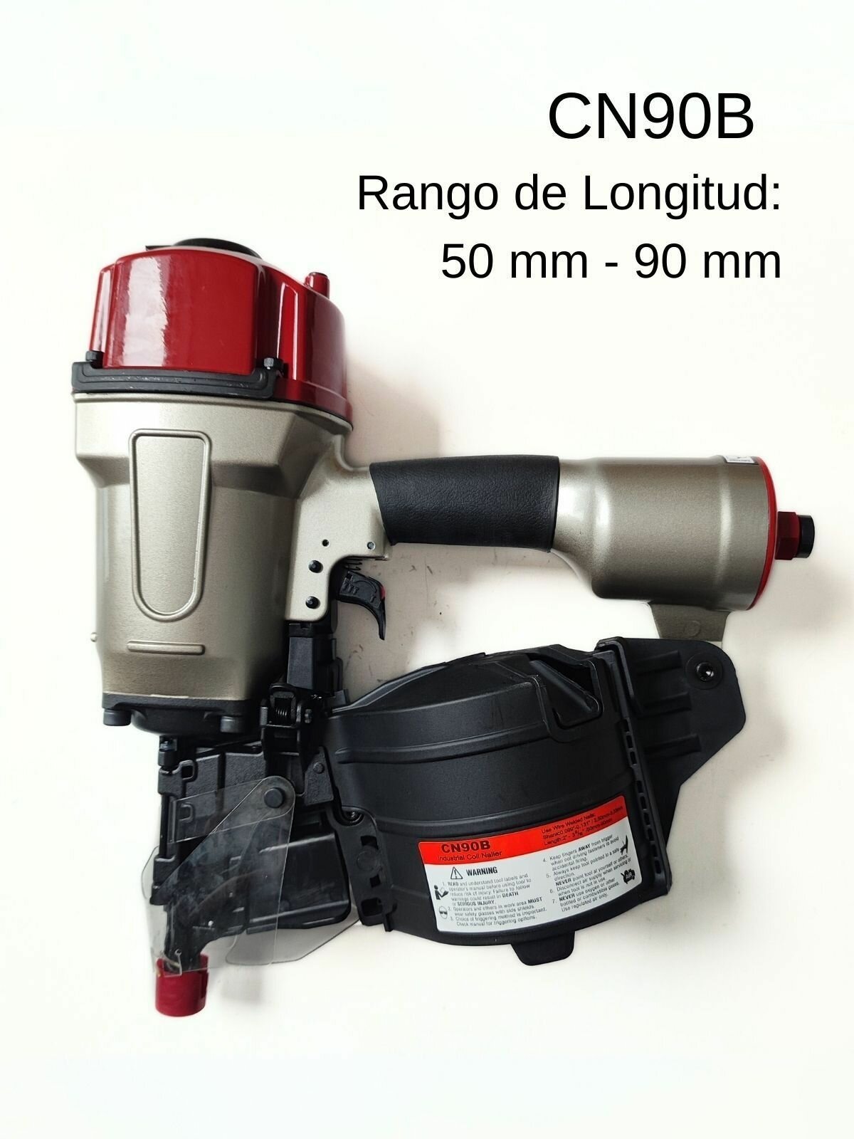 CN90B Прочный и Мощный Coil Nailer: Идеальное Решение для Строительства и Упаковки 50-90 мм EAC 3.5кг