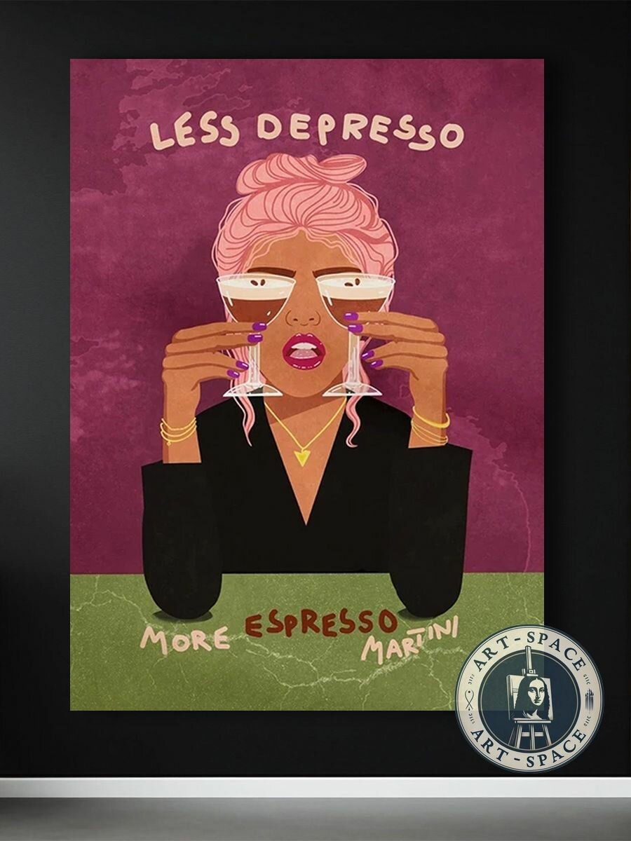 Картина на стену - "Девушки, эпатаж и провокация / Поп арт" , 50х70 см.