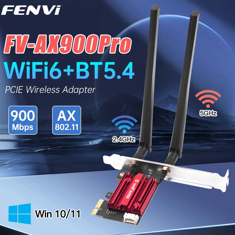 FENVI AX900 WiFi 6 PCI-E адаптер