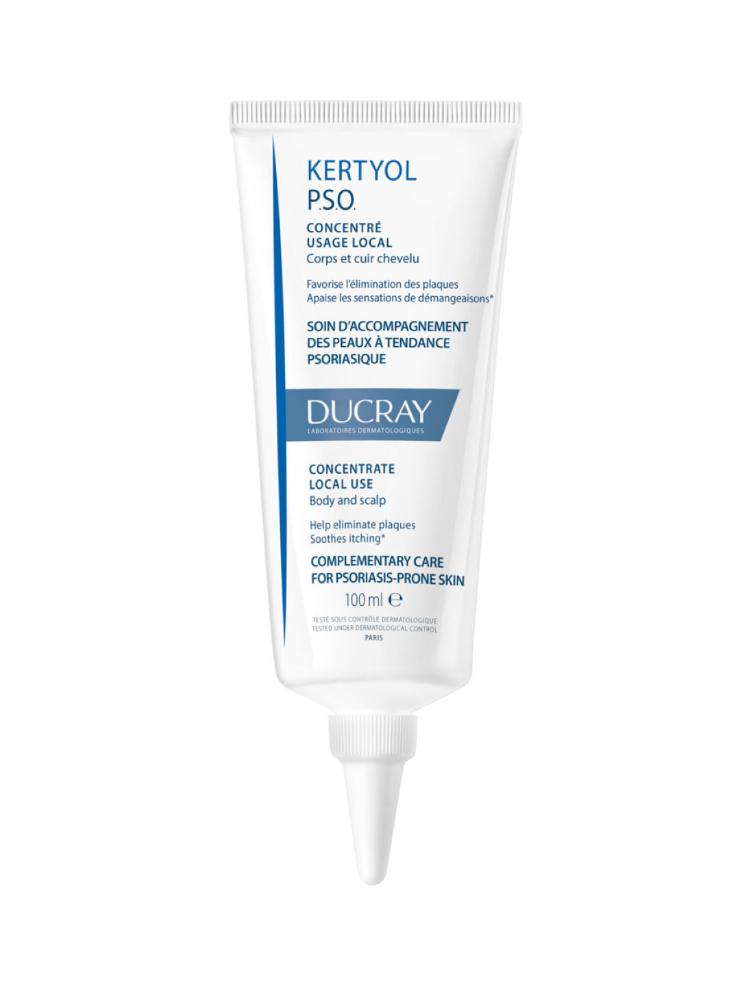 ДЮКРЭ КЕРТИОЛЬ P.S.O Концентрат для местного применения против шелушения кожи, 100 мл | DUCRAY Kertyol PSO Cocentrate