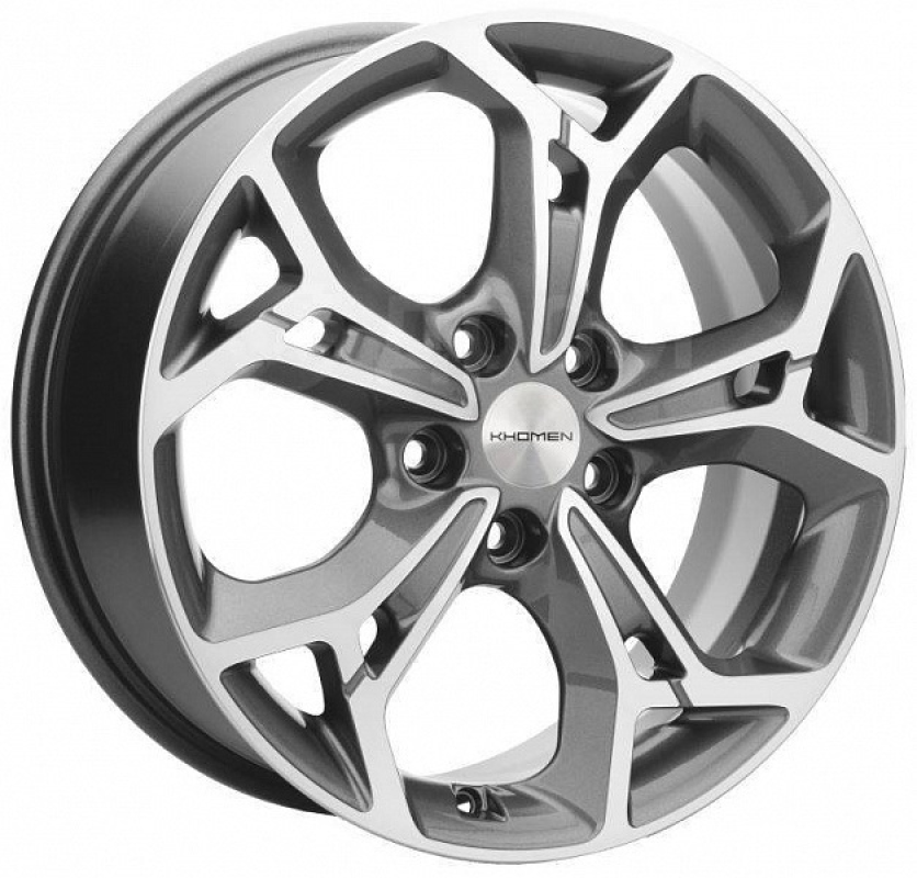 Диск колесный Khomen Wheels KHW1702 (Sportage) 7,0x17 5x114,3 Dia67.1 ET48,5 цвет Gray-FP