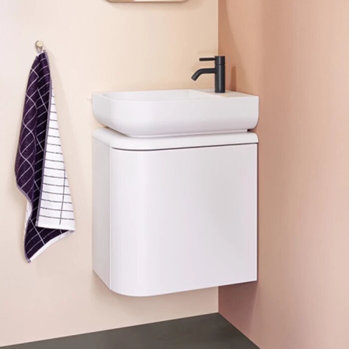 Burgbad B.ME Комплект мебели 50х34х64см, Sx, подвесной, 1 дверца, с 1 отв, цвет: белый матовый