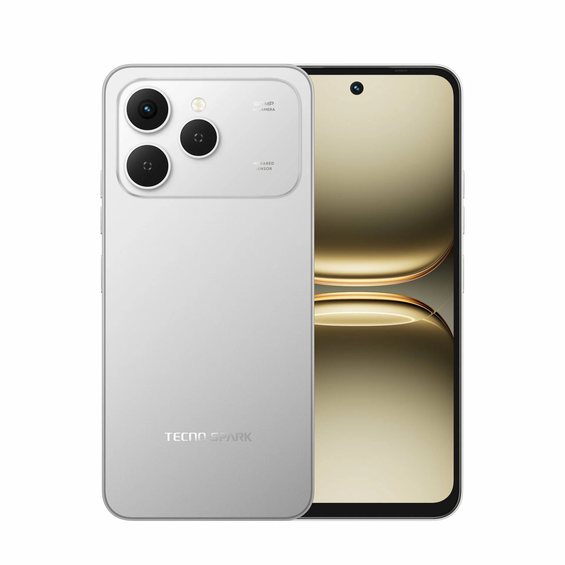 Смартфон Tecno Spark 40 8/256 Gb, 6.67, NFC, поддержка двух SIM-карт, gray, серый