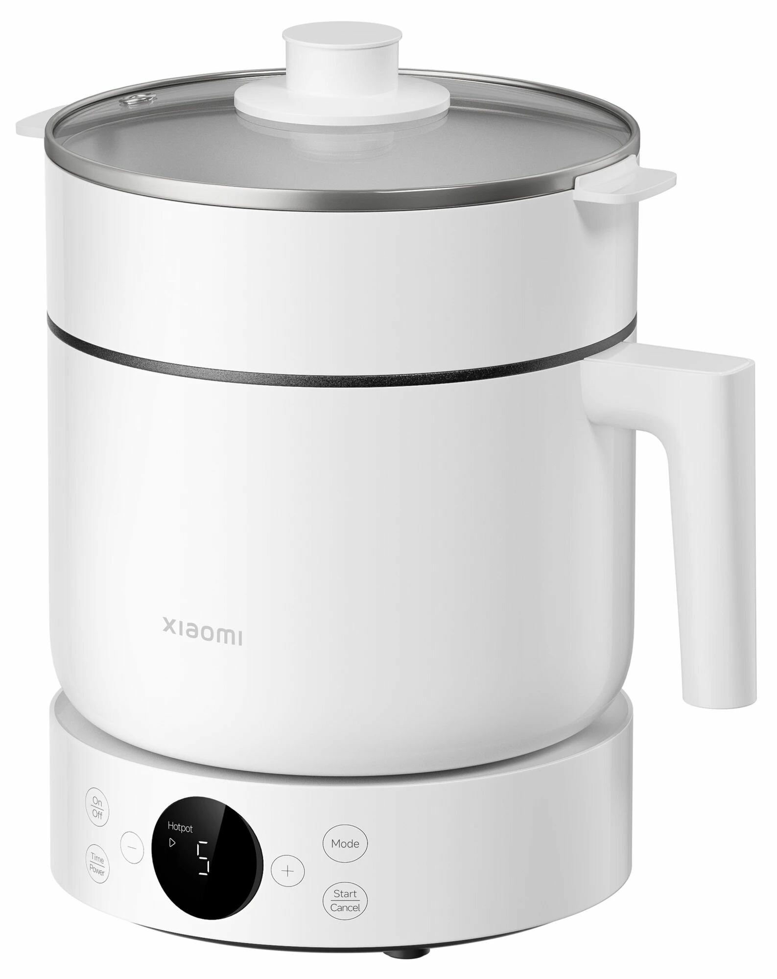 Мультиварка Xiaomi Multifunctional Cooker 1.5L EU BHR8969EU, 1000 Вт, 1.5 л, 5 программ, дисплей, отложенный старт, поддержание температуры, белый